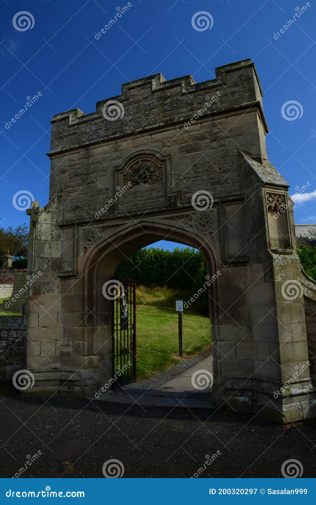 Landmarks of Scotland - Chirnside Church Stock Image - Image of ancient ...