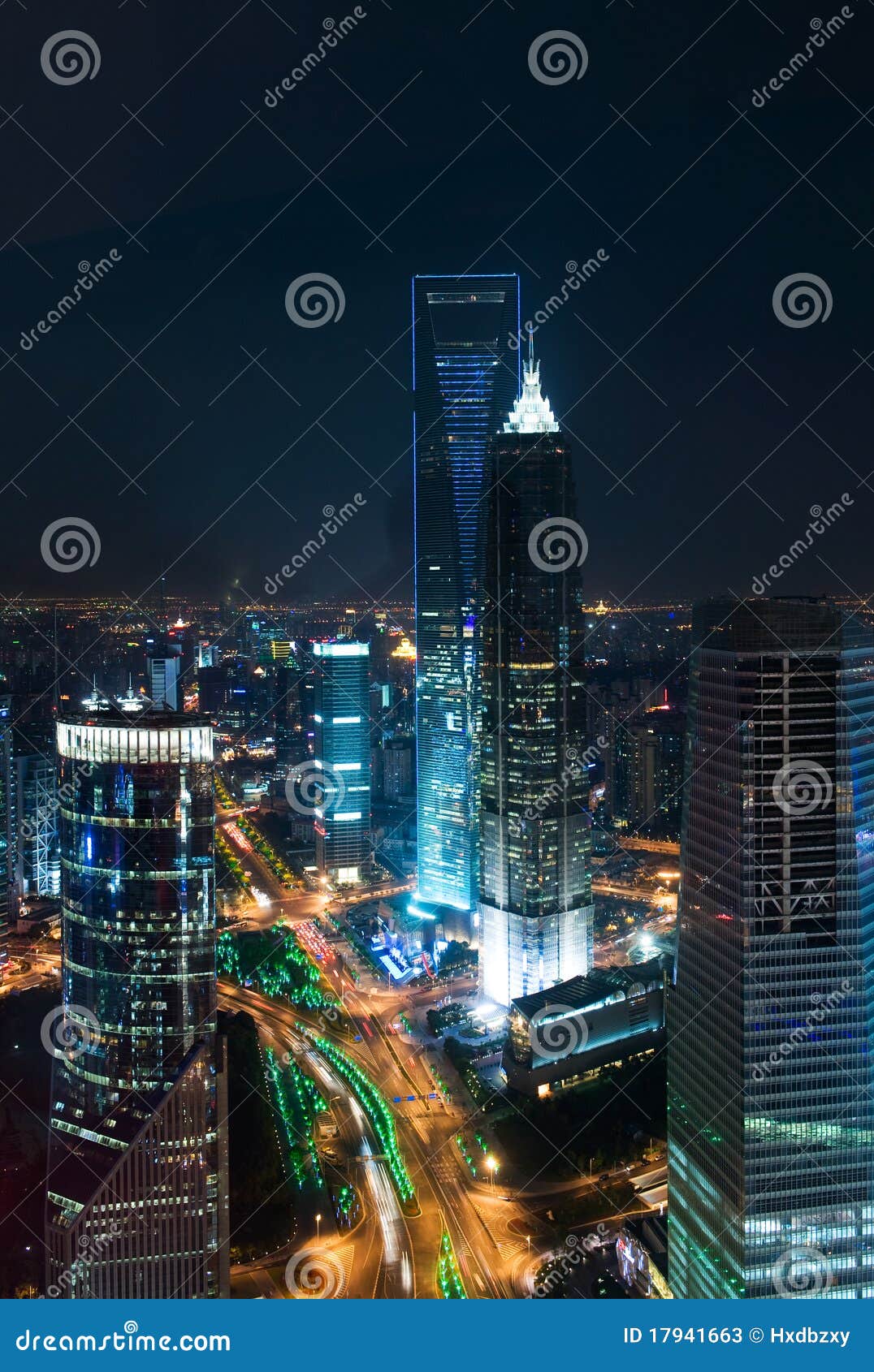 Landmarks of shanghai city editorial stock photo. Image of economy ...