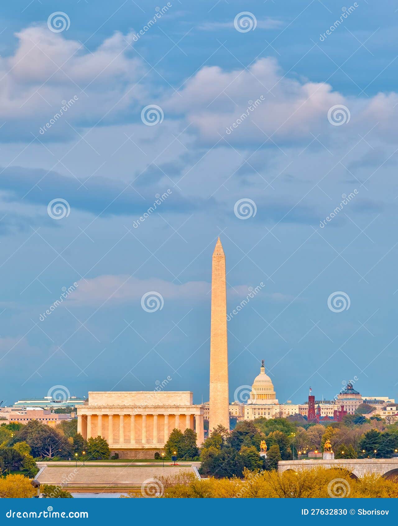 Landmarks in Washington DC stock photo. Image of symbol - 27632830