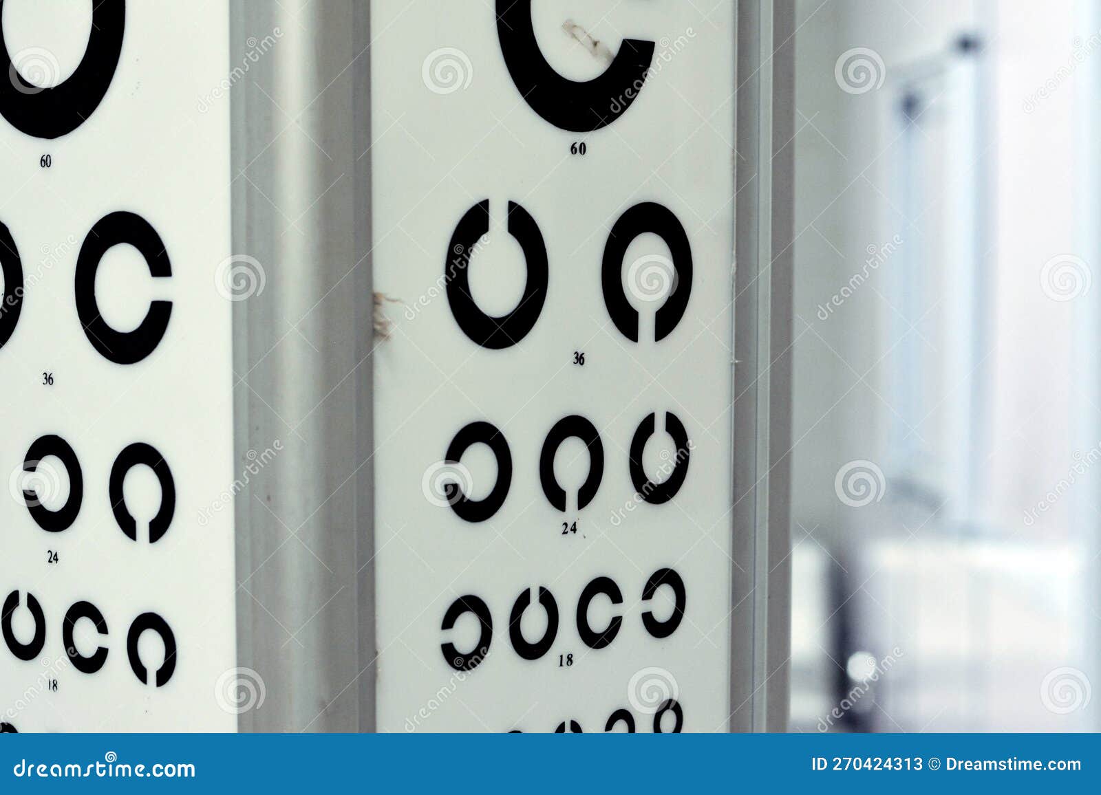 Landolt C Broken Ring Optotypes or Japanese Vision Test in Various ...