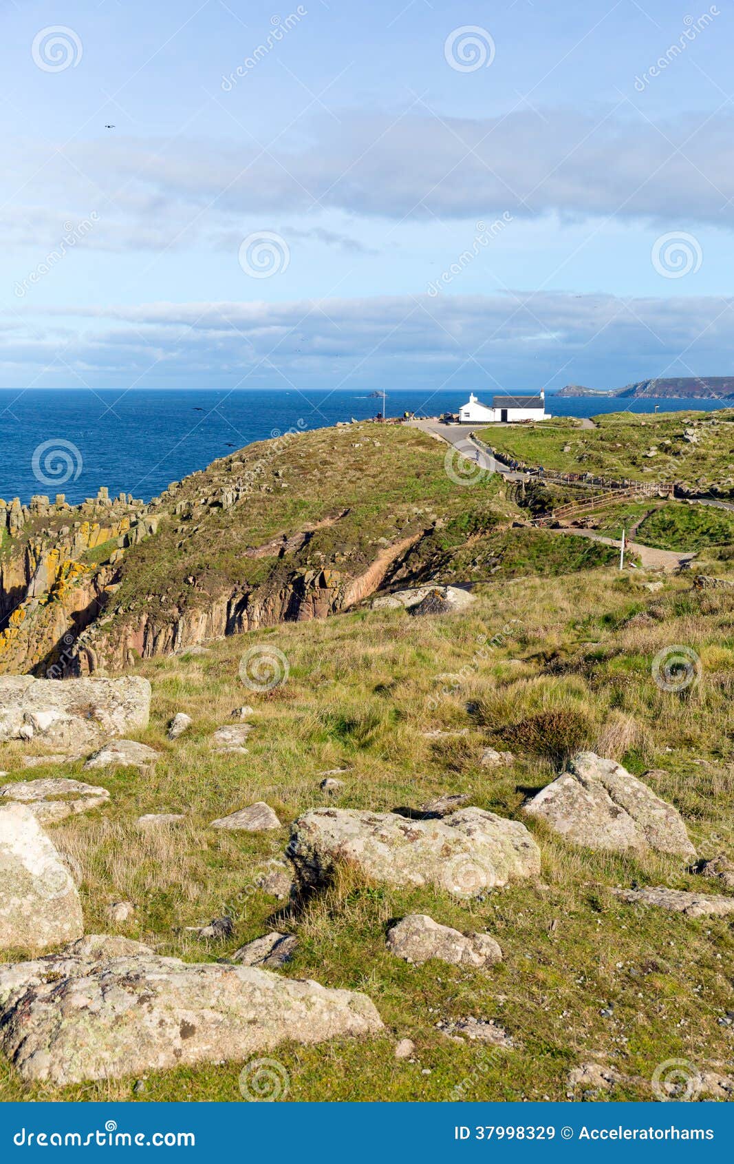 Lands End Cornwall England UK Stock Image - Image of cliff, blue: 37998329