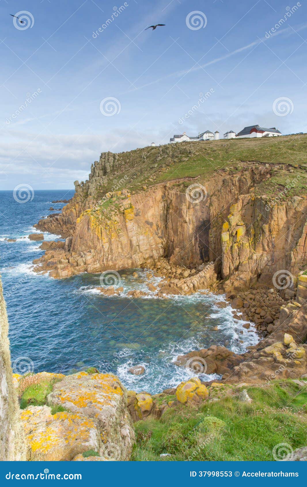 Lands End Cornwall England UK Stock Image - Image of cornwall, england ...