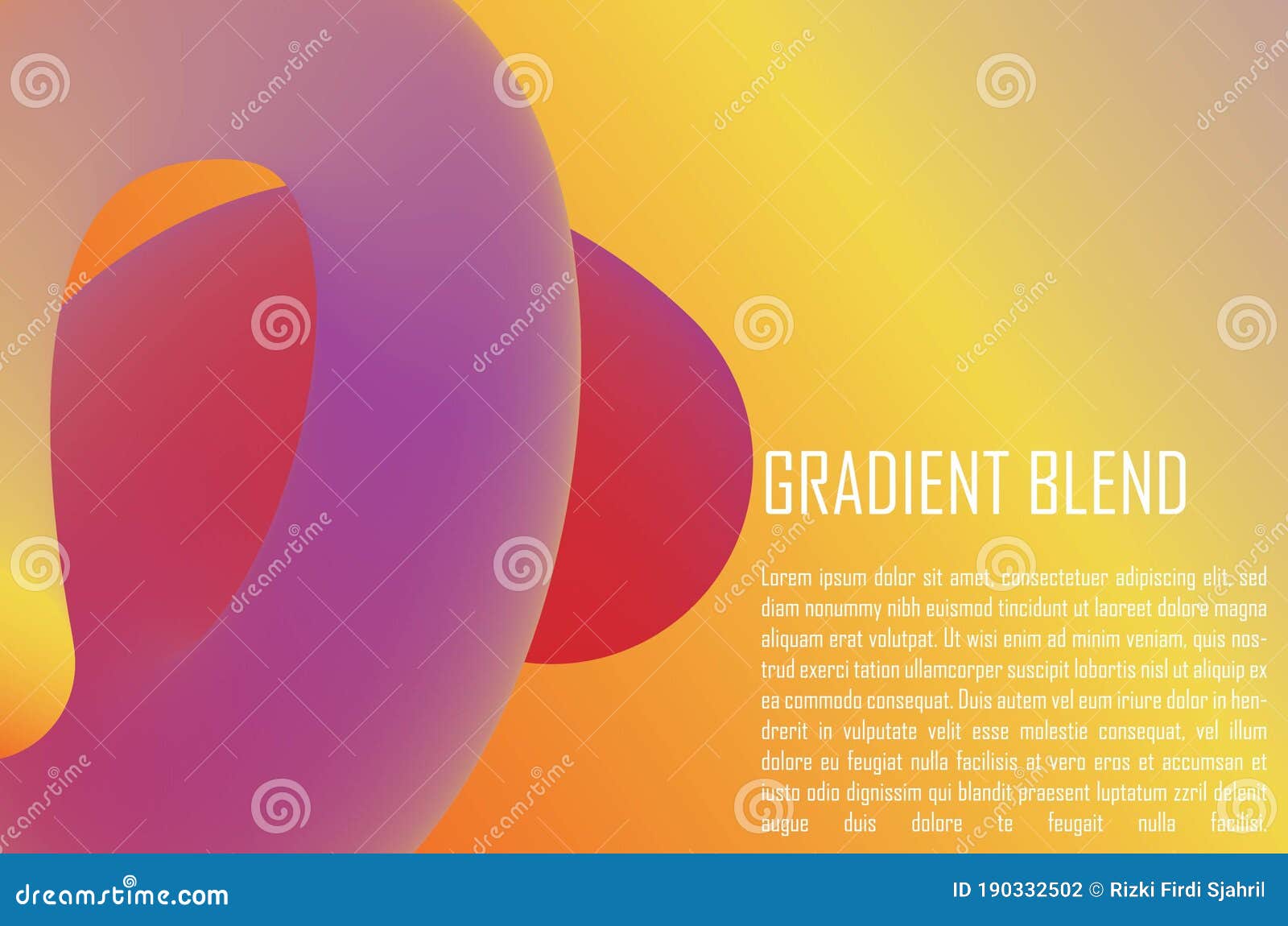 Gradient Blend. Gradient Background. Awesome Colorful Background Stock ...