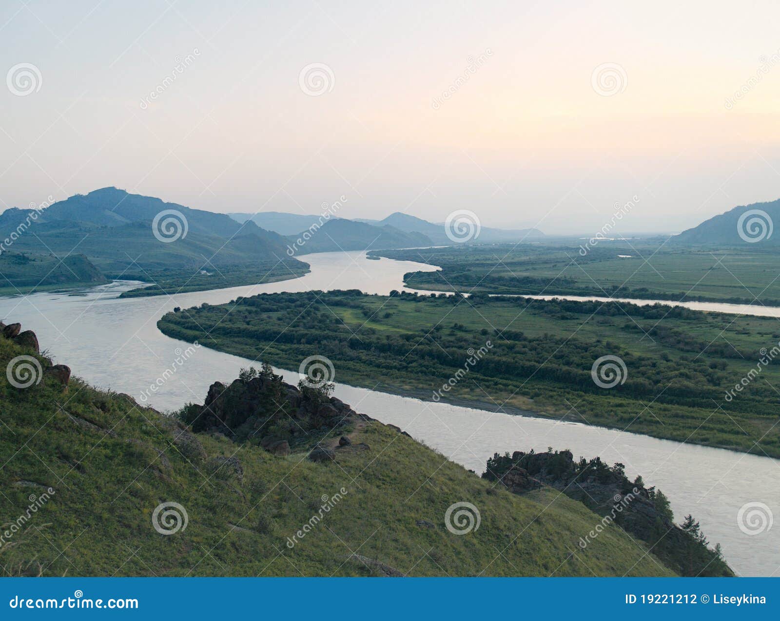 Landscape from above stock photo. Image of nature, stream - 19221212