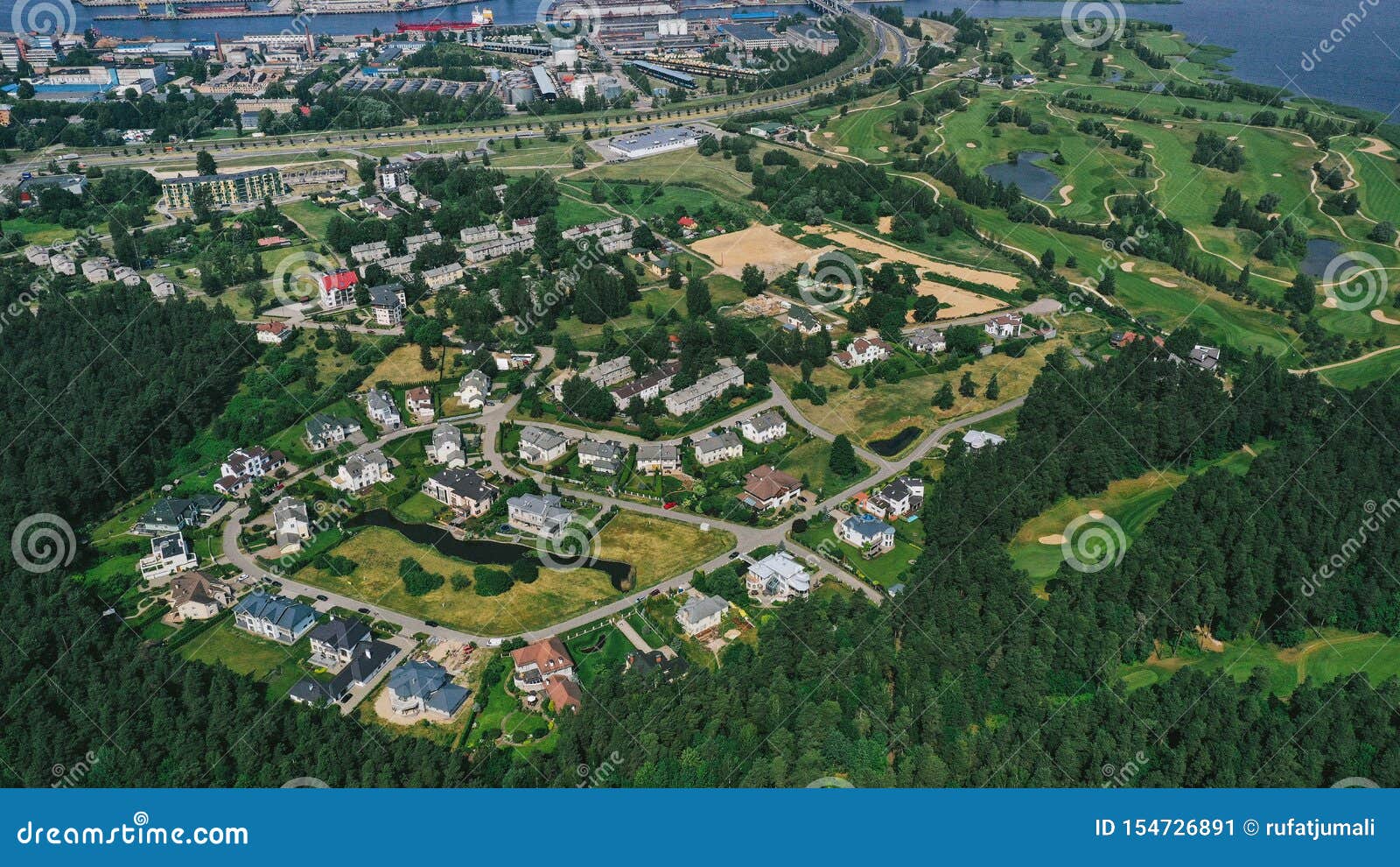 Landscape from above stock image. Image of countryside - 154726891