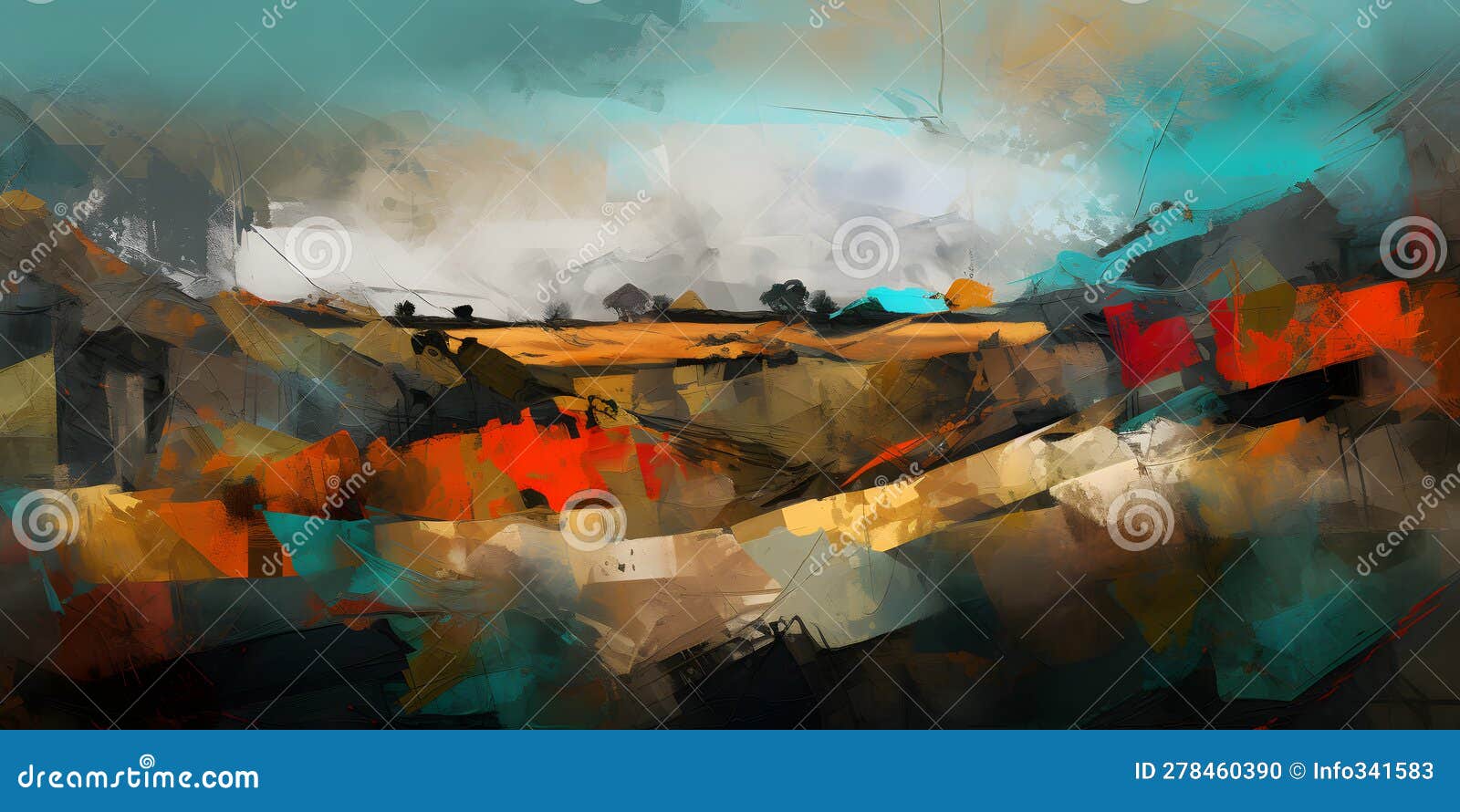 Landscape Abstraction Colors Forms Textures Cinematic Hyp Two ...