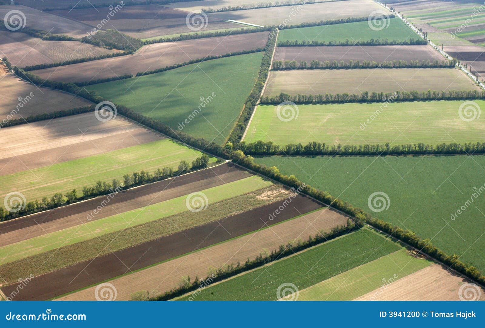Landscape from the air stock photo. Image of medows, plane - 3941200