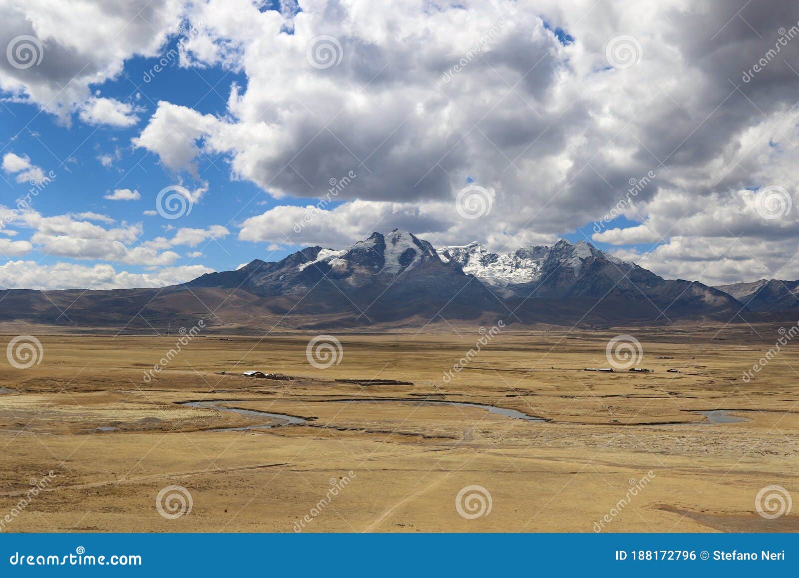 Landscape of the Andes Plateau in Peru Stock Photo - Image of color ...