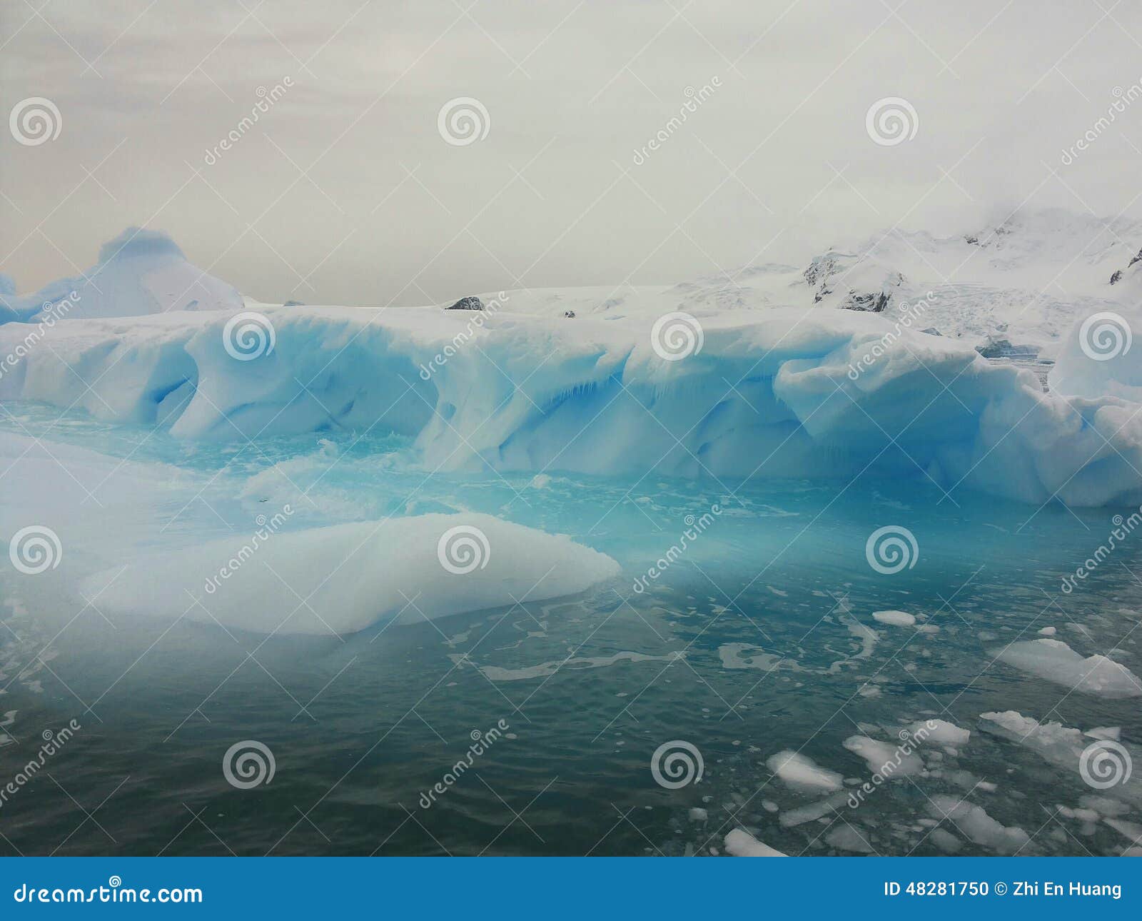 Landscape of Antarctica stock photo. Image of white, cold - 48281750