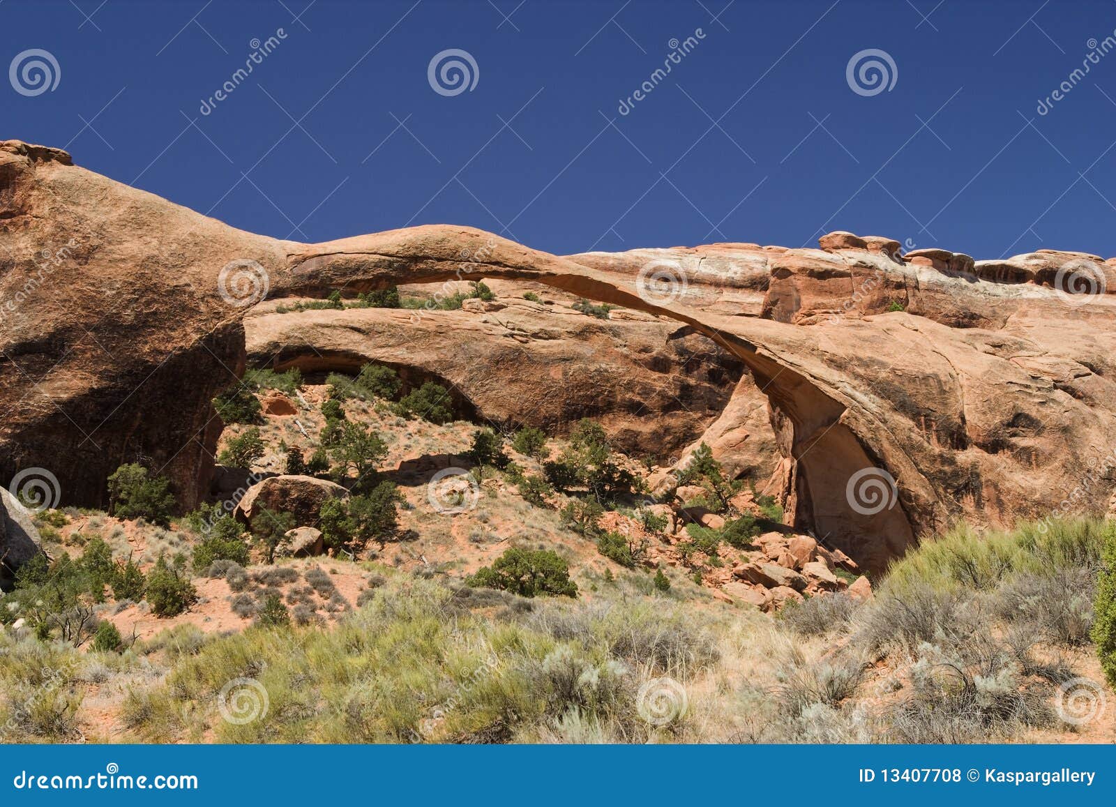 Landscape Arch stock photo. Image of scenic, stone, landscape - 13407708