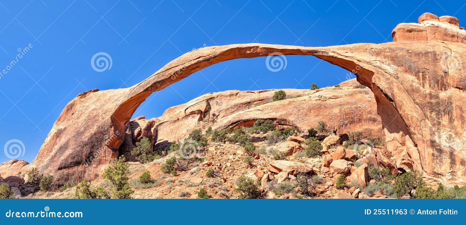 Landscape Arch stock image. Image of landscape, plateau - 25511963