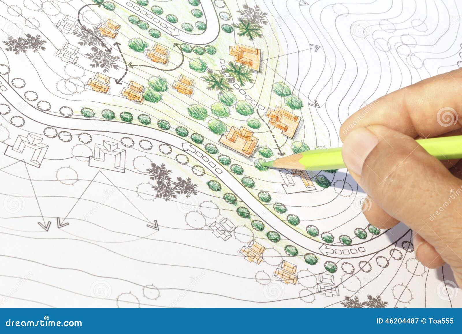 Landscape Architect Designing on Site Analysis Plan Stock Image - Image ... Landscape Architect Designing on Site Analysis Plan Stock Image - Image ...