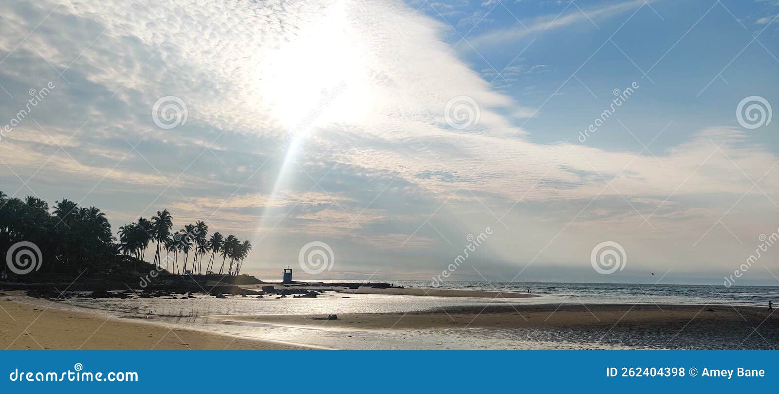 Landscape Arial Scenery on the Beaches of Goa. Stock Photo - Image of ...