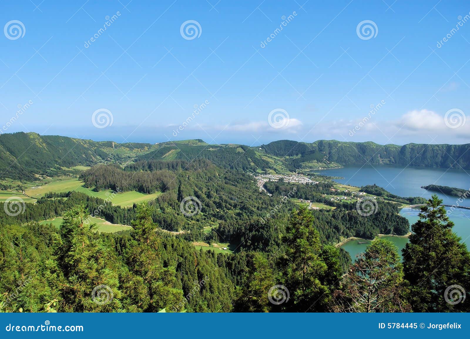 Landscape at Azores stock image. Image of landscape, green - 5784445