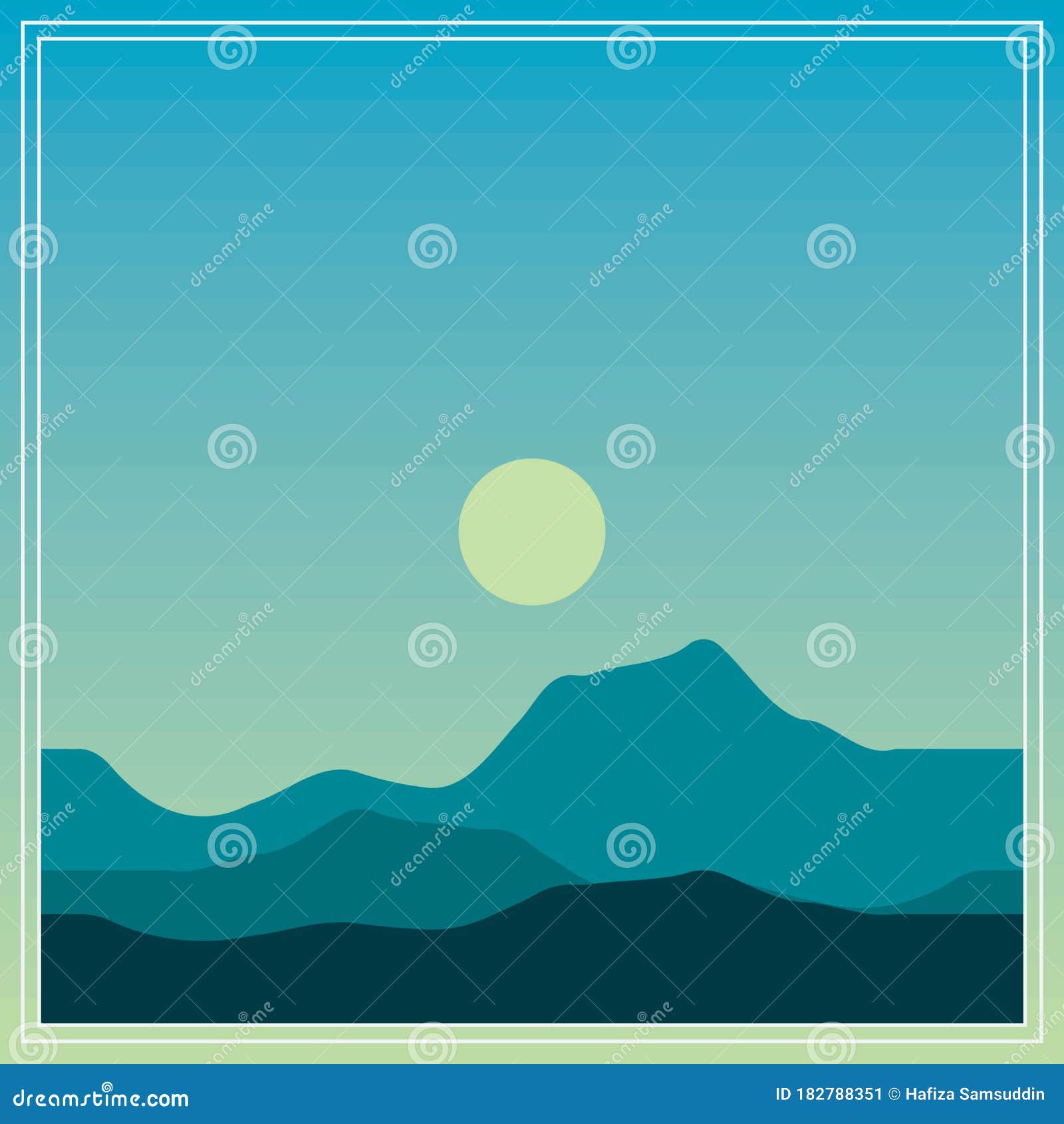 Landscape Background Design Stock Vector - Illustration of wallpaper ...