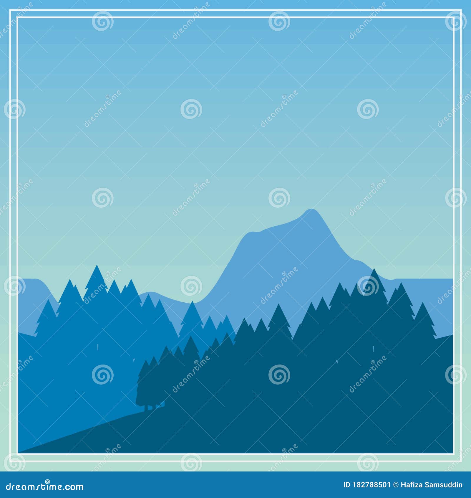 Landscape Background Design Stock Vector - Illustration of soft ...