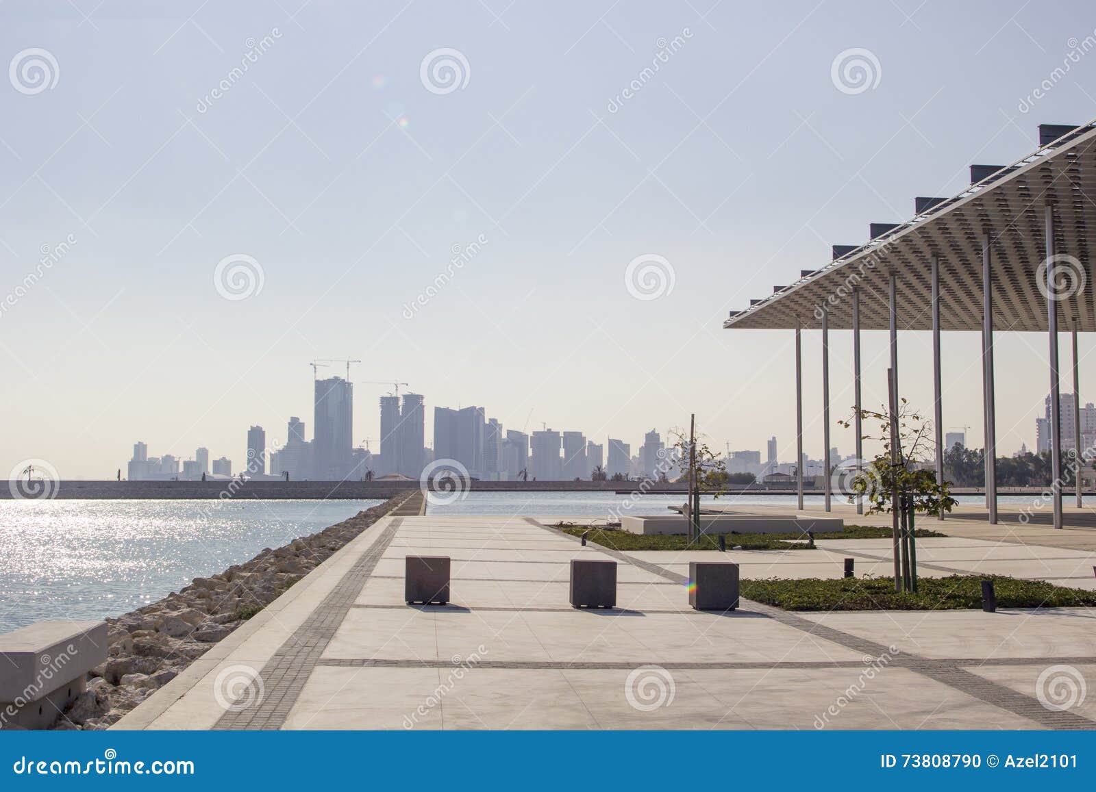 Landscape of Bahrain stock photo. Image of daytime, sunny - 73808790