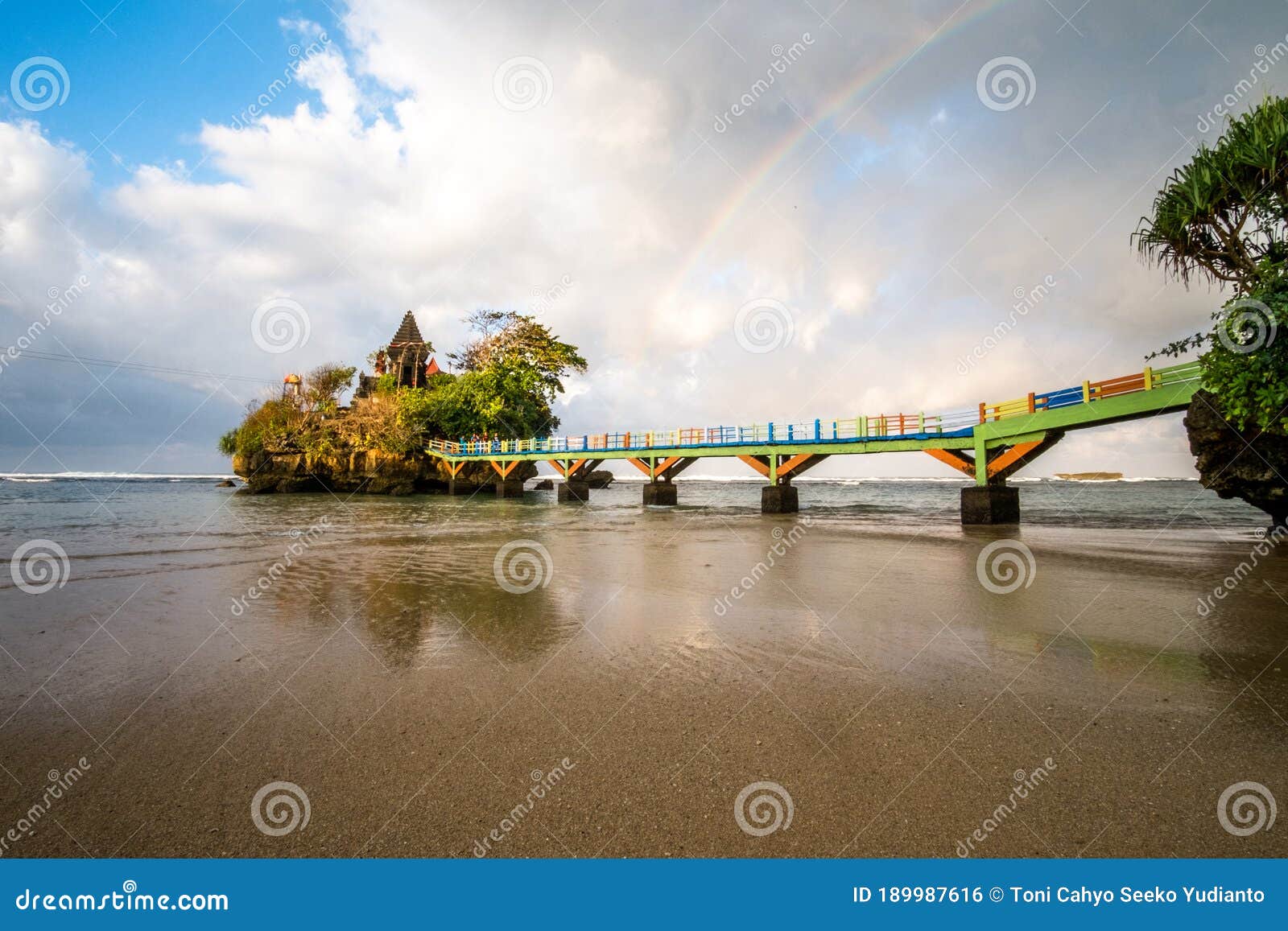 Landscape of Balekambang Beach Malang East Java Stock Photo - Image of ...