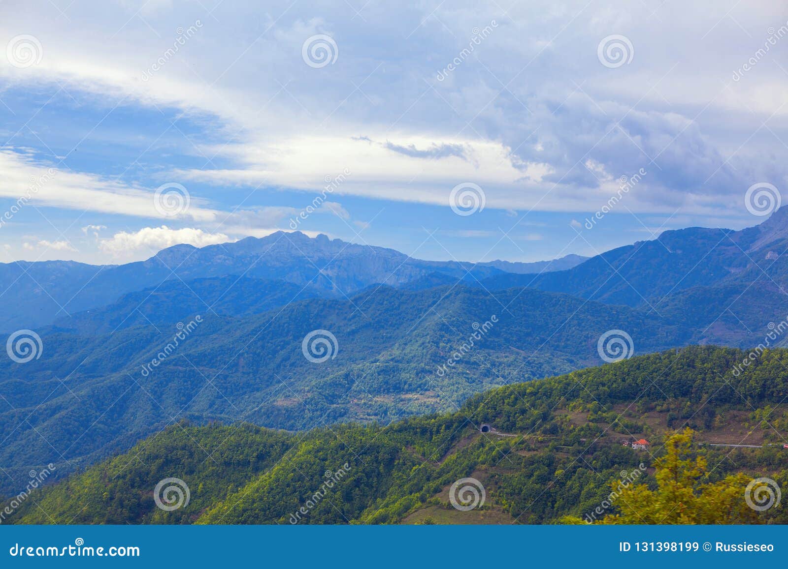Landscape with Balkans stock image. Image of forest - 131398199