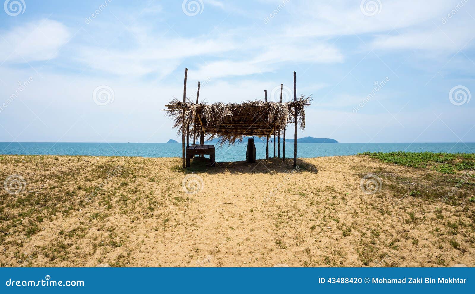 Landscape stock photo. Image of seaside, shore, huts - 43488420
