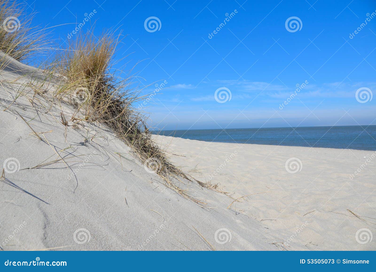 Landscape beach Sylt stock image. Image of basket, island - 53505073
