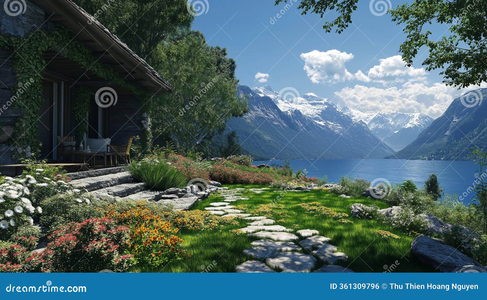 Landscape Beautiful Background Theme for Wallpaper Stock Photo - Image ...