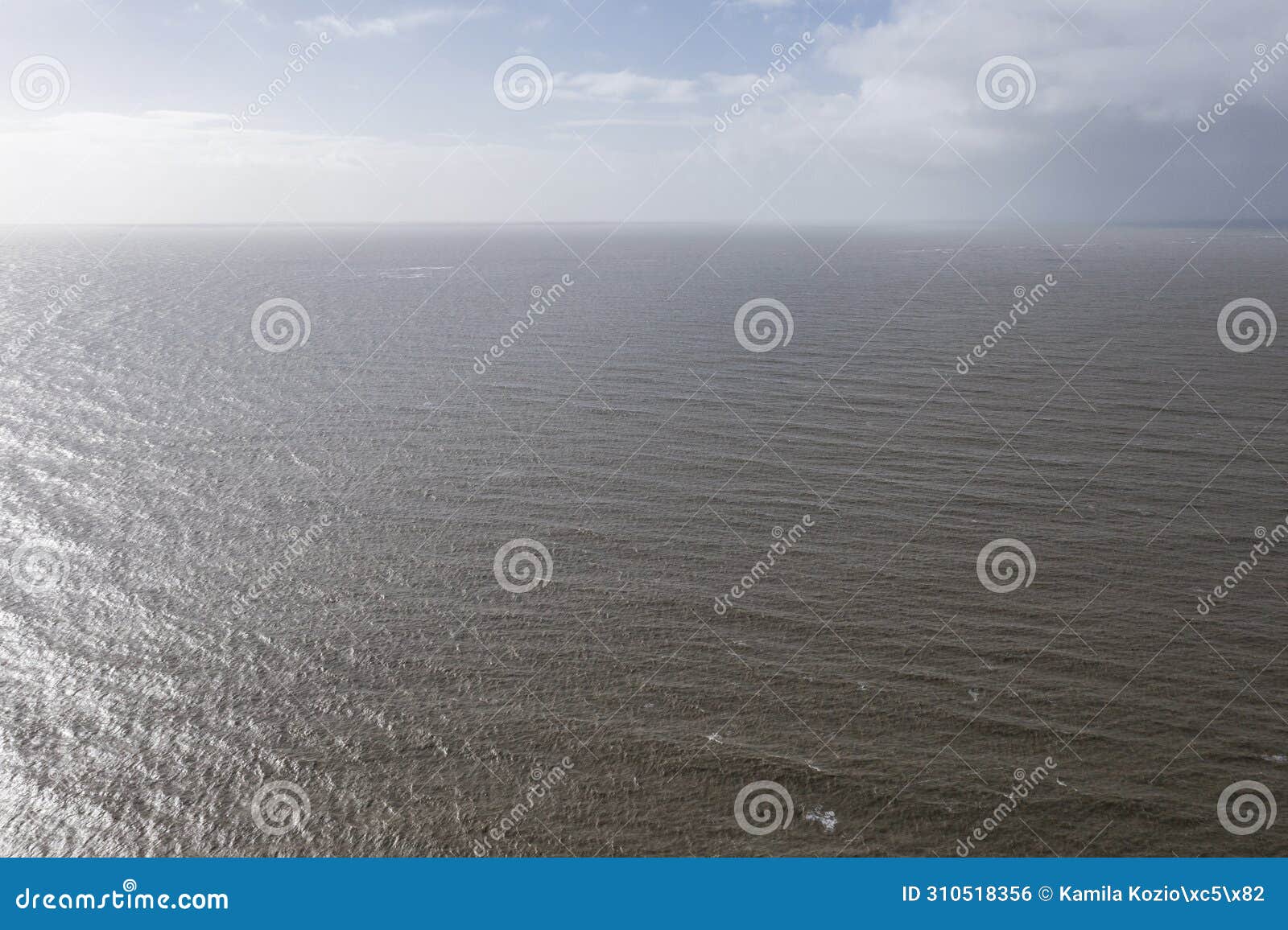 A Landscape of a Beautiful and Calm Ocean, without Waves, Safe for ...