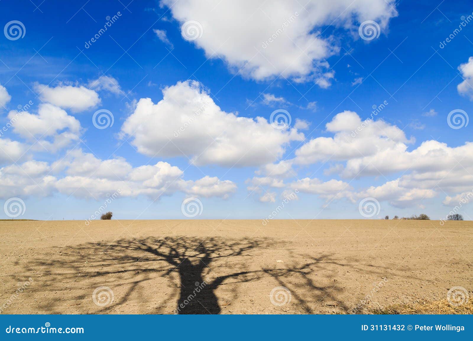 Landscape with Beautiful Cloudscape and Shadows Stock Photo - Image of ...