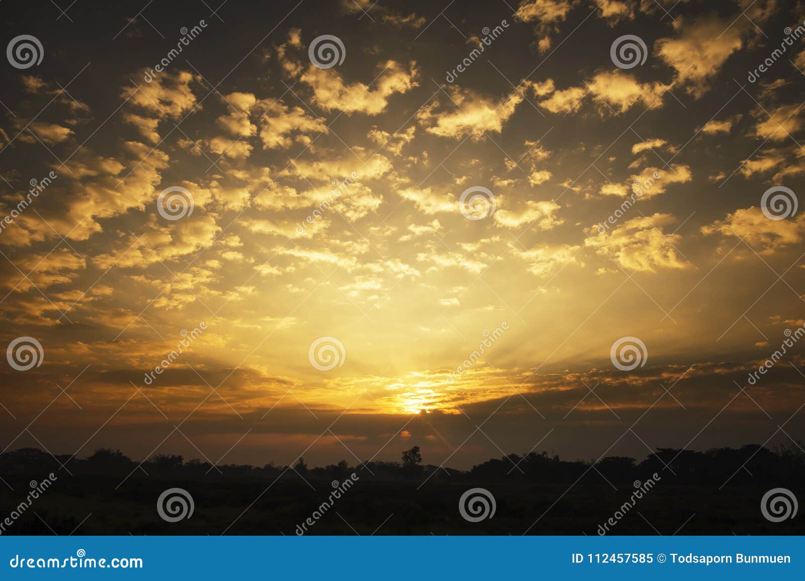 Landscape Beautiful at Sun Rise Stock Image - Image of landscape, sunny ...