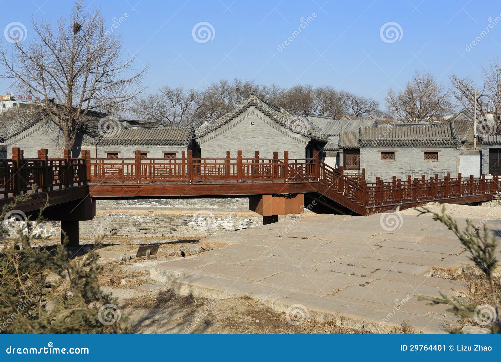 Landscape of Beijing Building Stock Image - Image of beijing, building ...