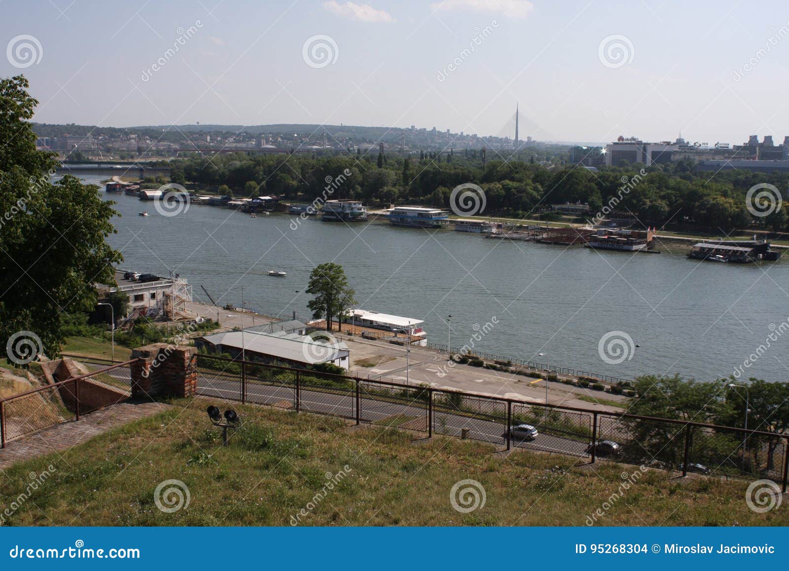 Landscape of Belgrade, Serbia Stock Photo - Image of medieval, landmark ...
