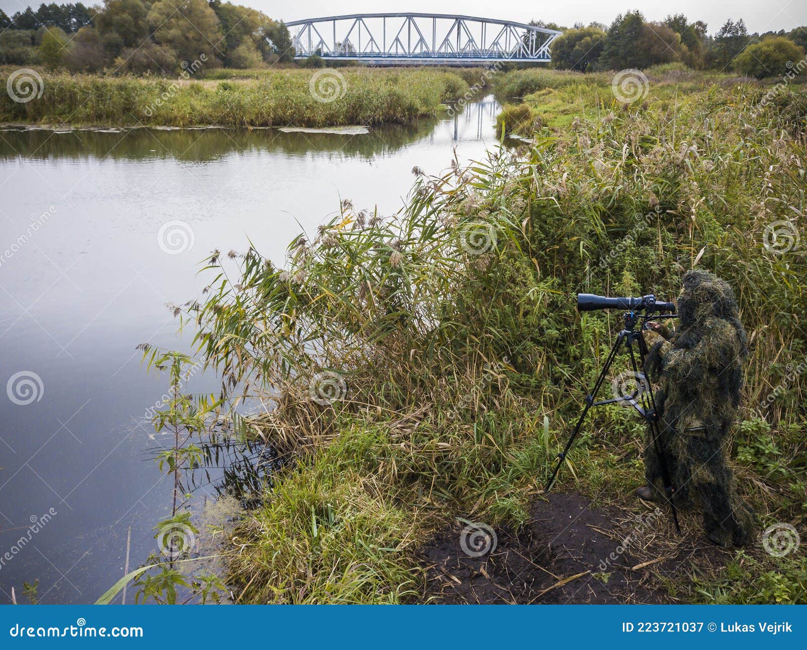 Landscape with the Biebrza from the Polish Podlasie Stock Image - Image ...