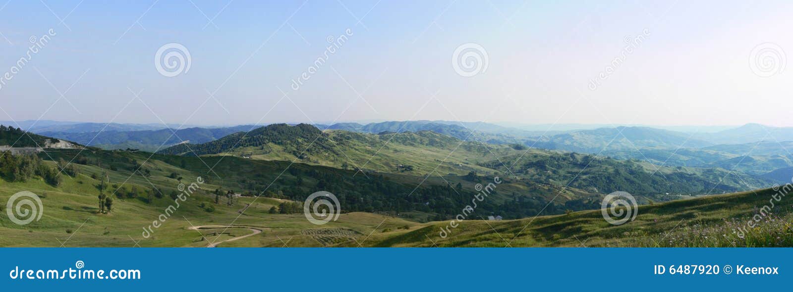 Landscape in Bisoca stock photo. Image of hills, blue - 6487920