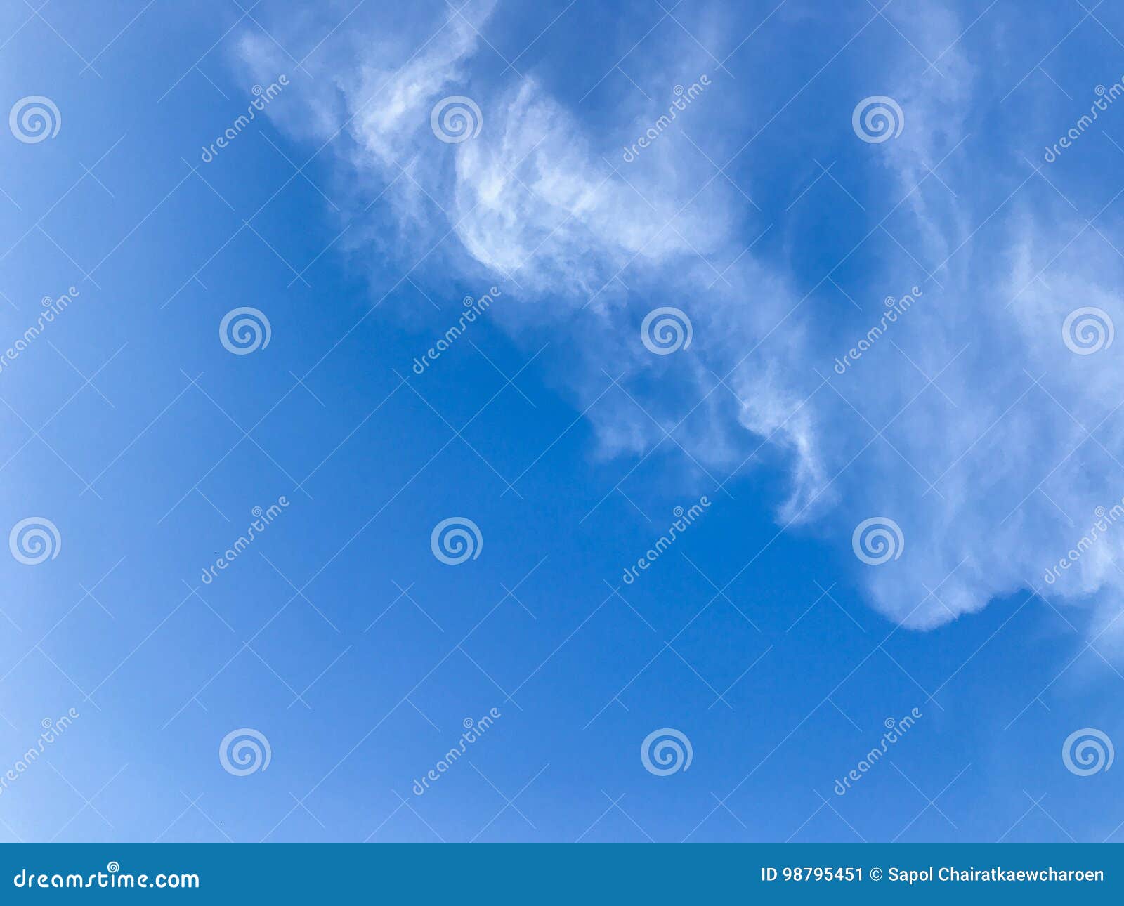 Landscape Blue Sky and Soft Clouds Background Stock Image - Image of ...