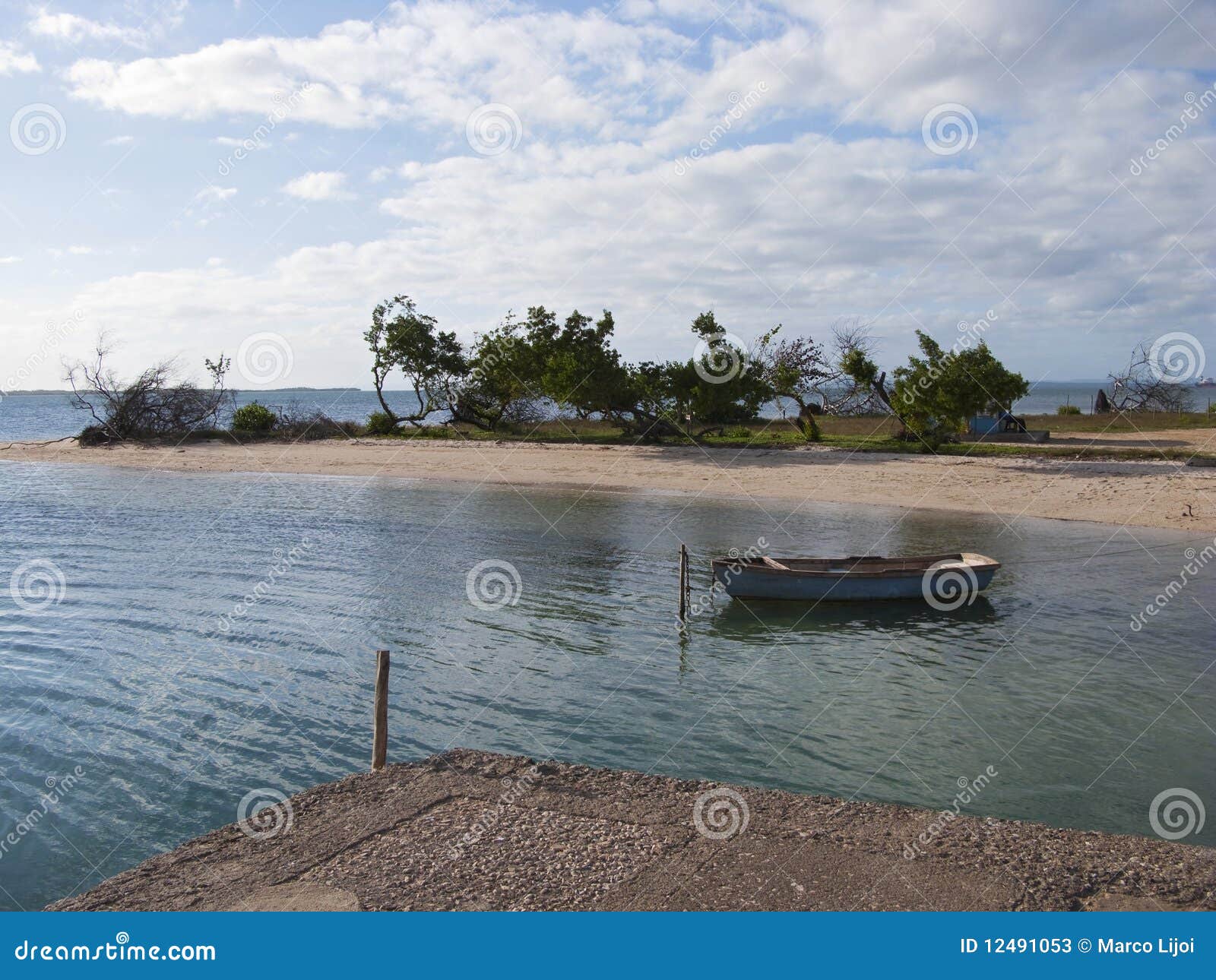Landscape with boat stock image. Image of view, sunshine - 12491053