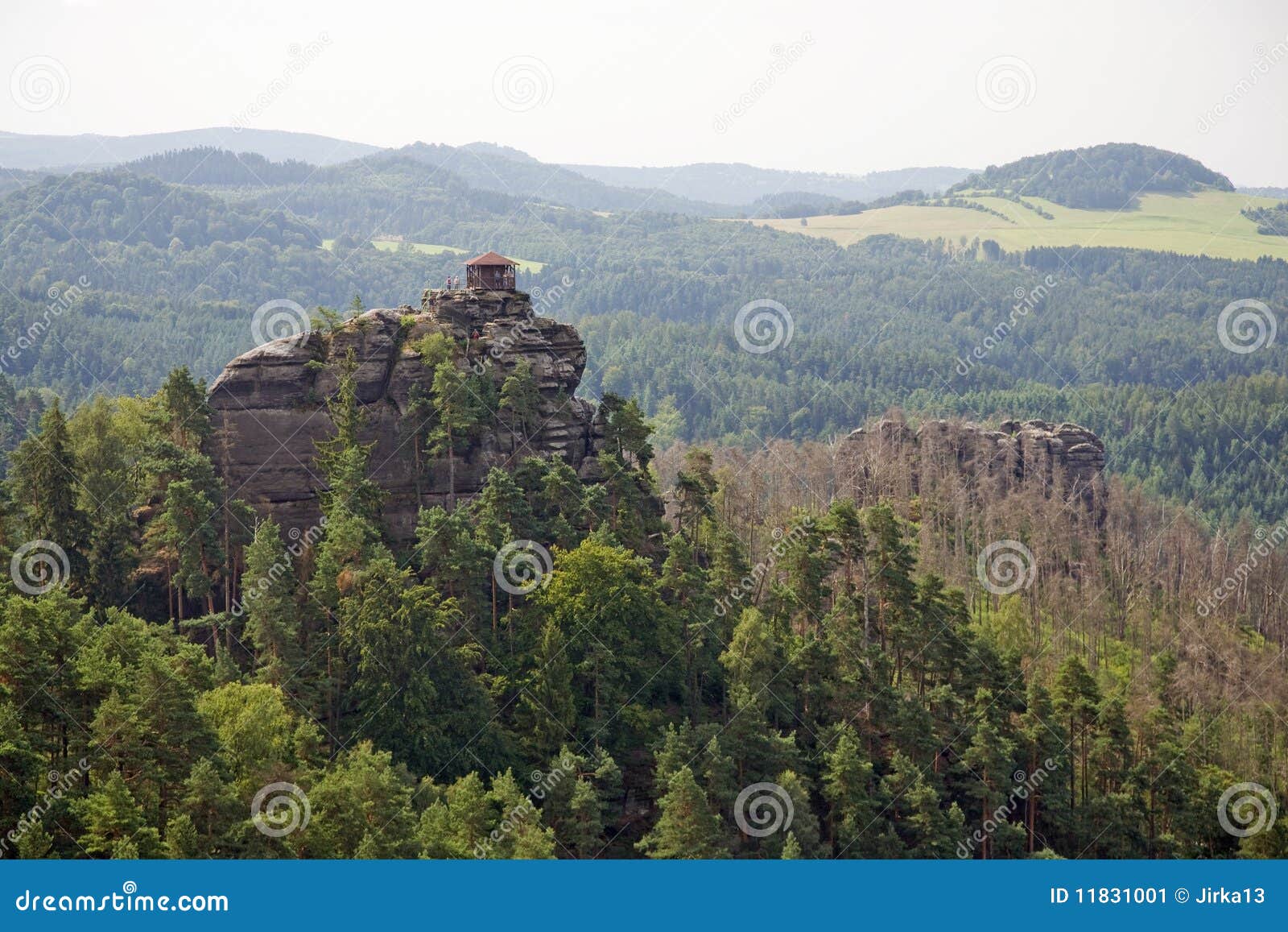 Landscape in Bohemia stock image. Image of hills, rocks - 11831001