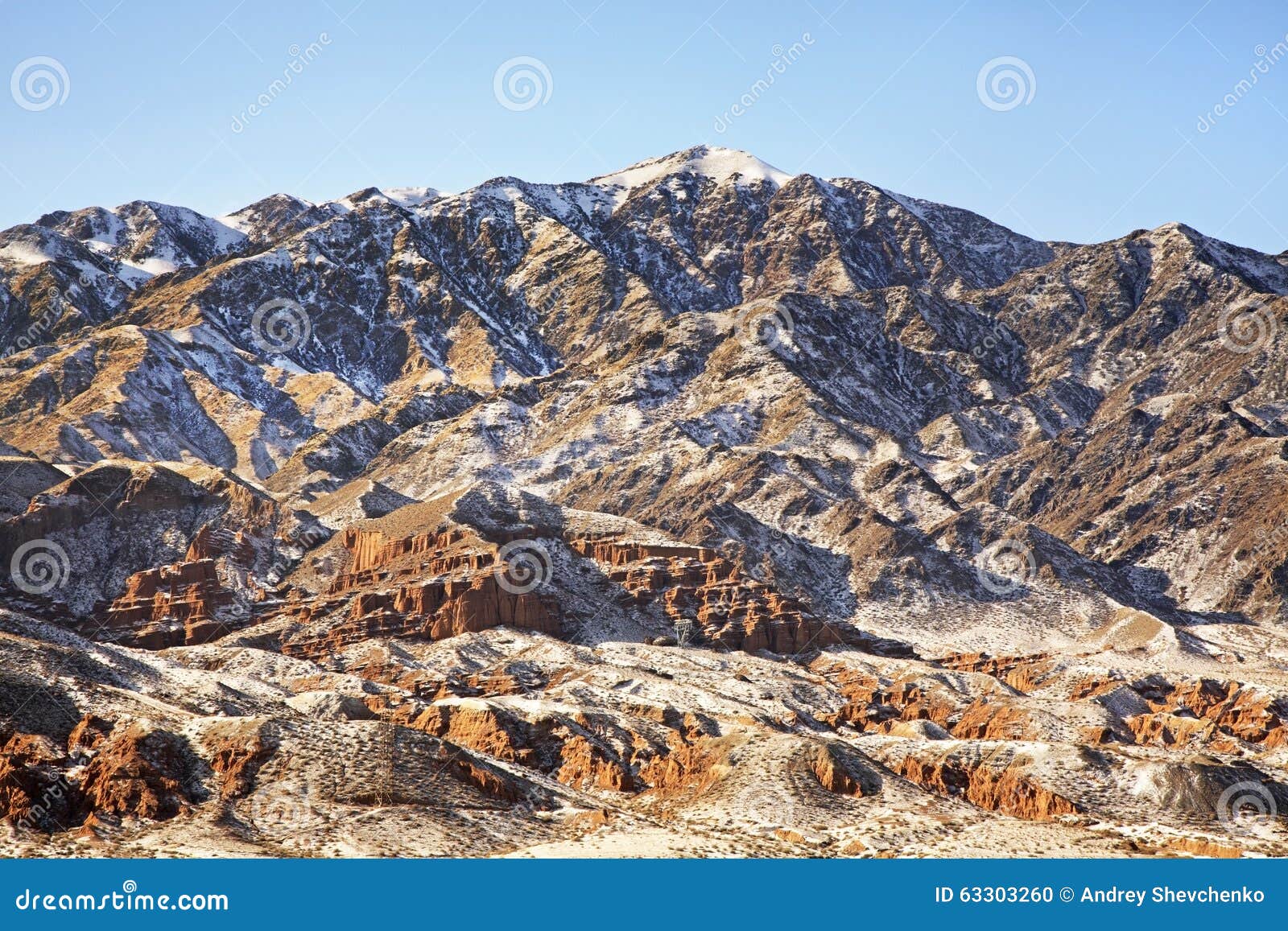 Landscape in Boom Gorge. Kyrgyzstan Stock Photo - Image of mountains ...