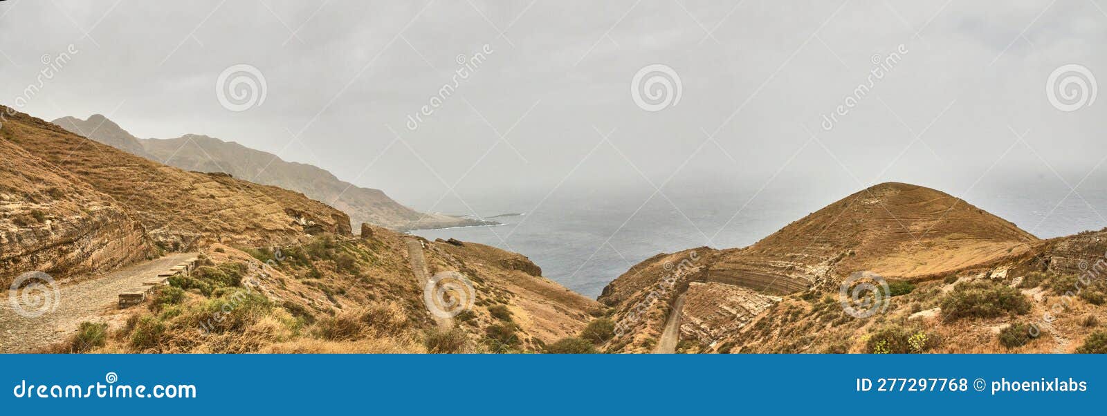 Landscape of Brava Island in the Archipelago of Cabo Verde Stock Photo ...