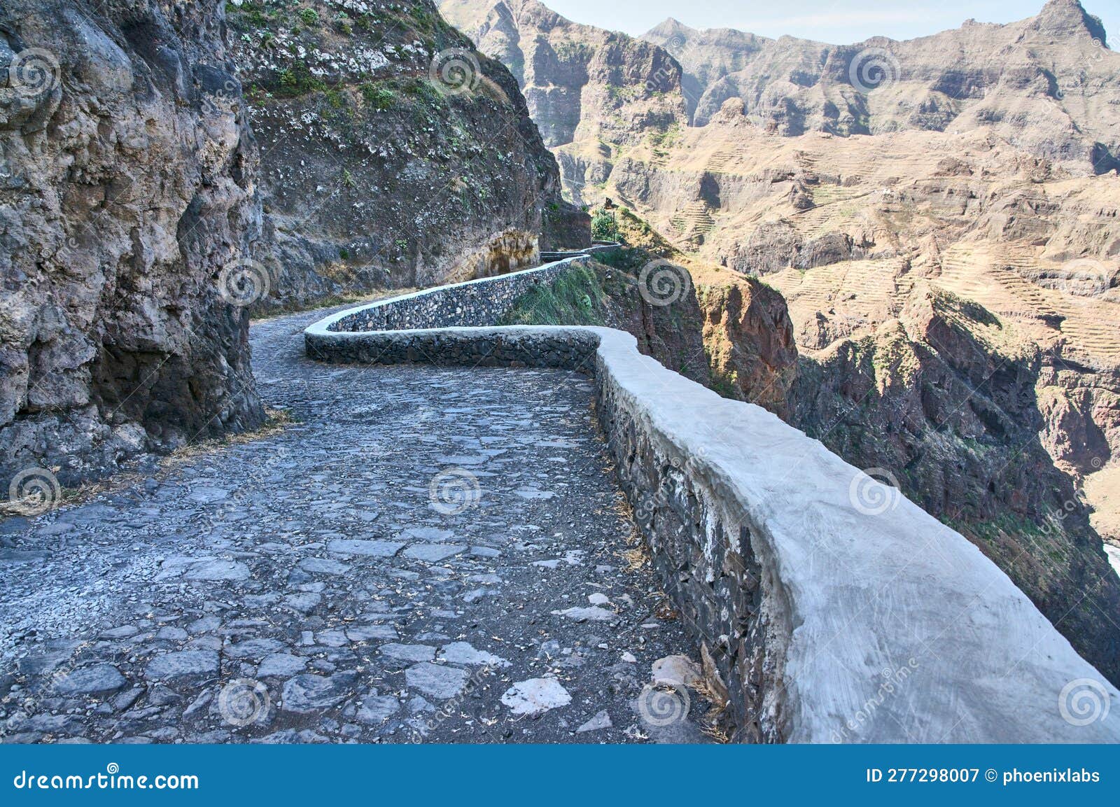 Landscape of Brava Island in the Archipelago of Cabo Verde Stock Image ...