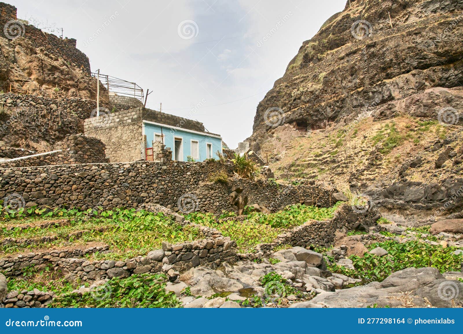 Landscape of Brava Island in the Archipelago of Cabo Verde Stock Photo ...
