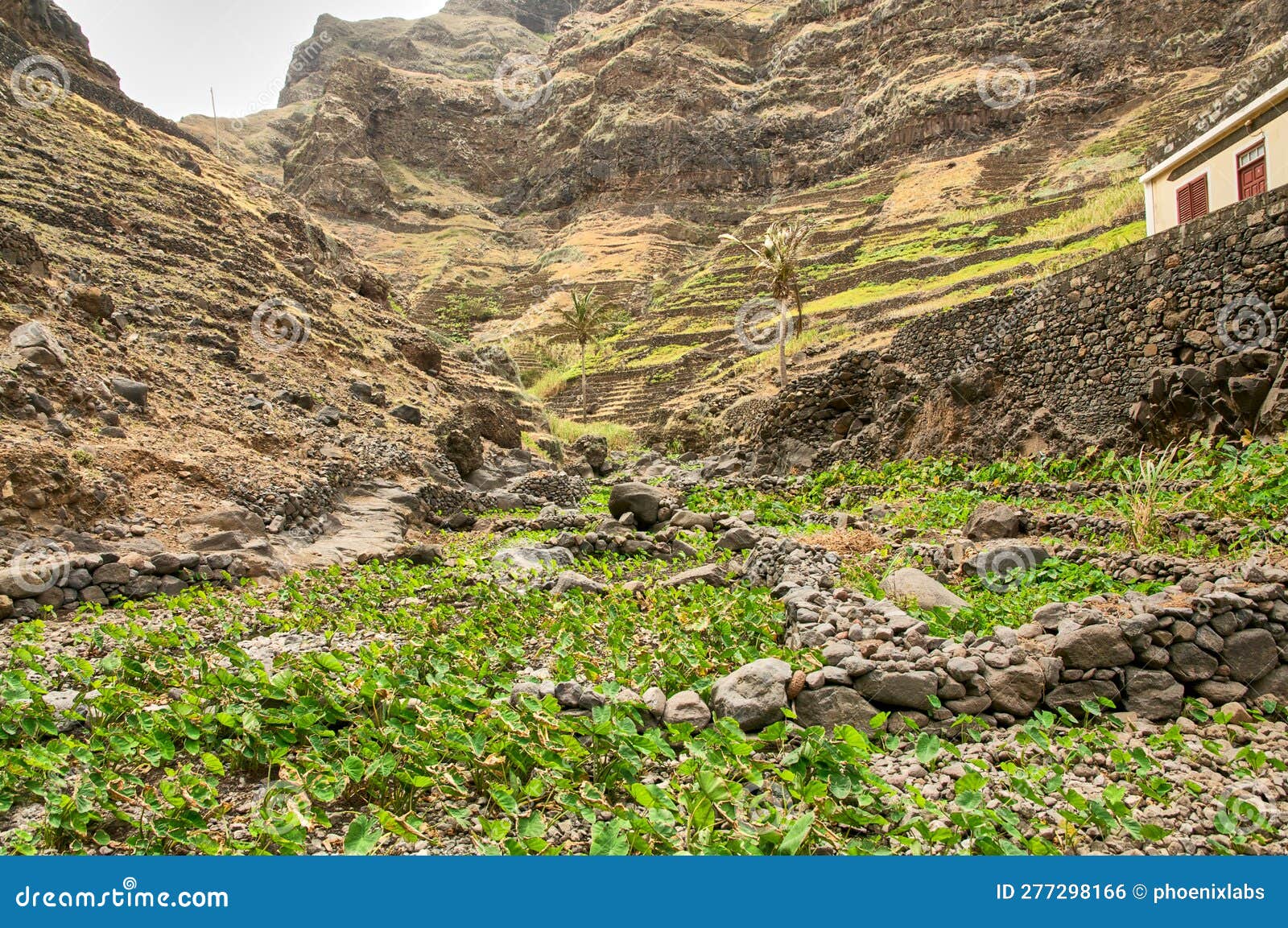 Landscape of Brava Island in the Archipelago of Cabo Verde Stock Photo ...
