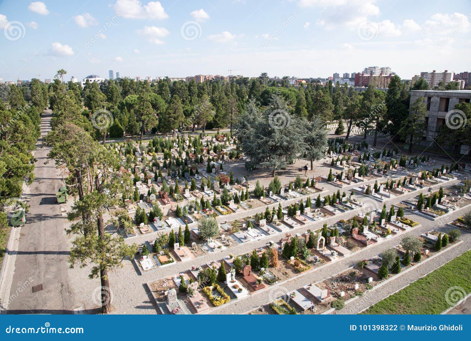 The Landscape of a Cementery Editorial Photography - Image of memory ...