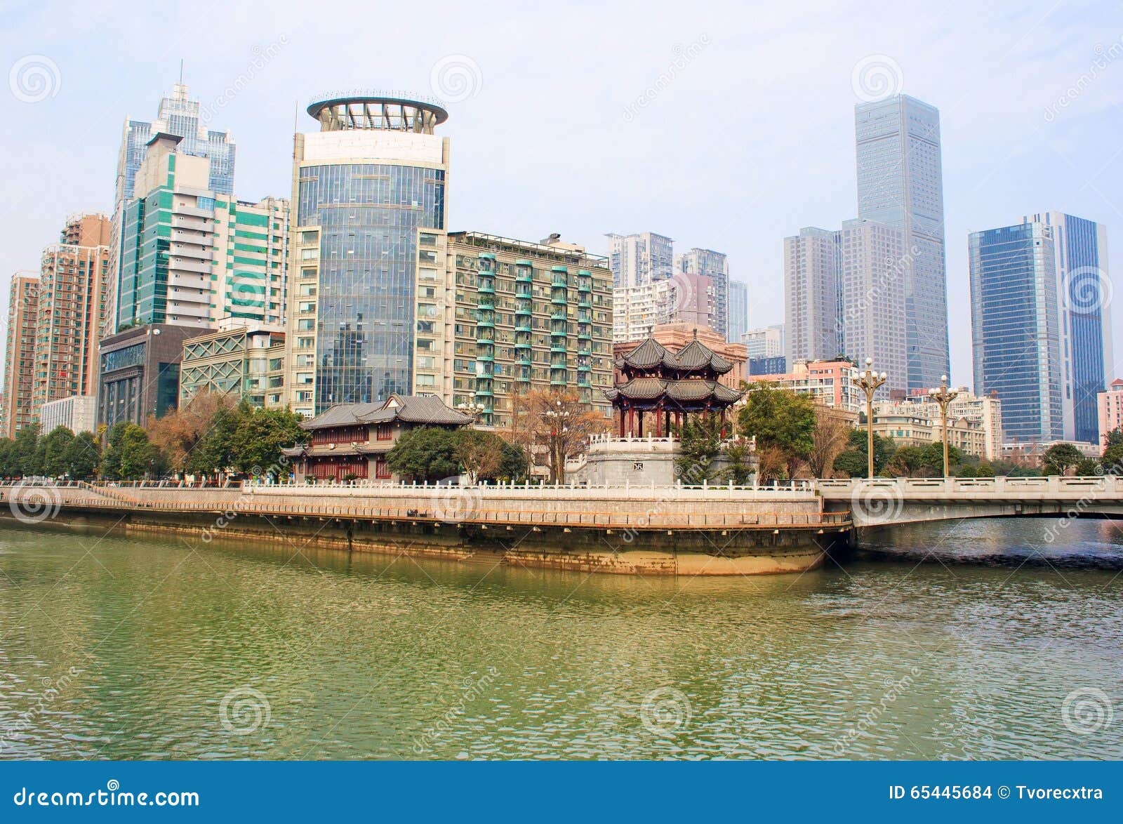 Landscape of Chengdu stock photo. Image of asian, landscape - 65445684