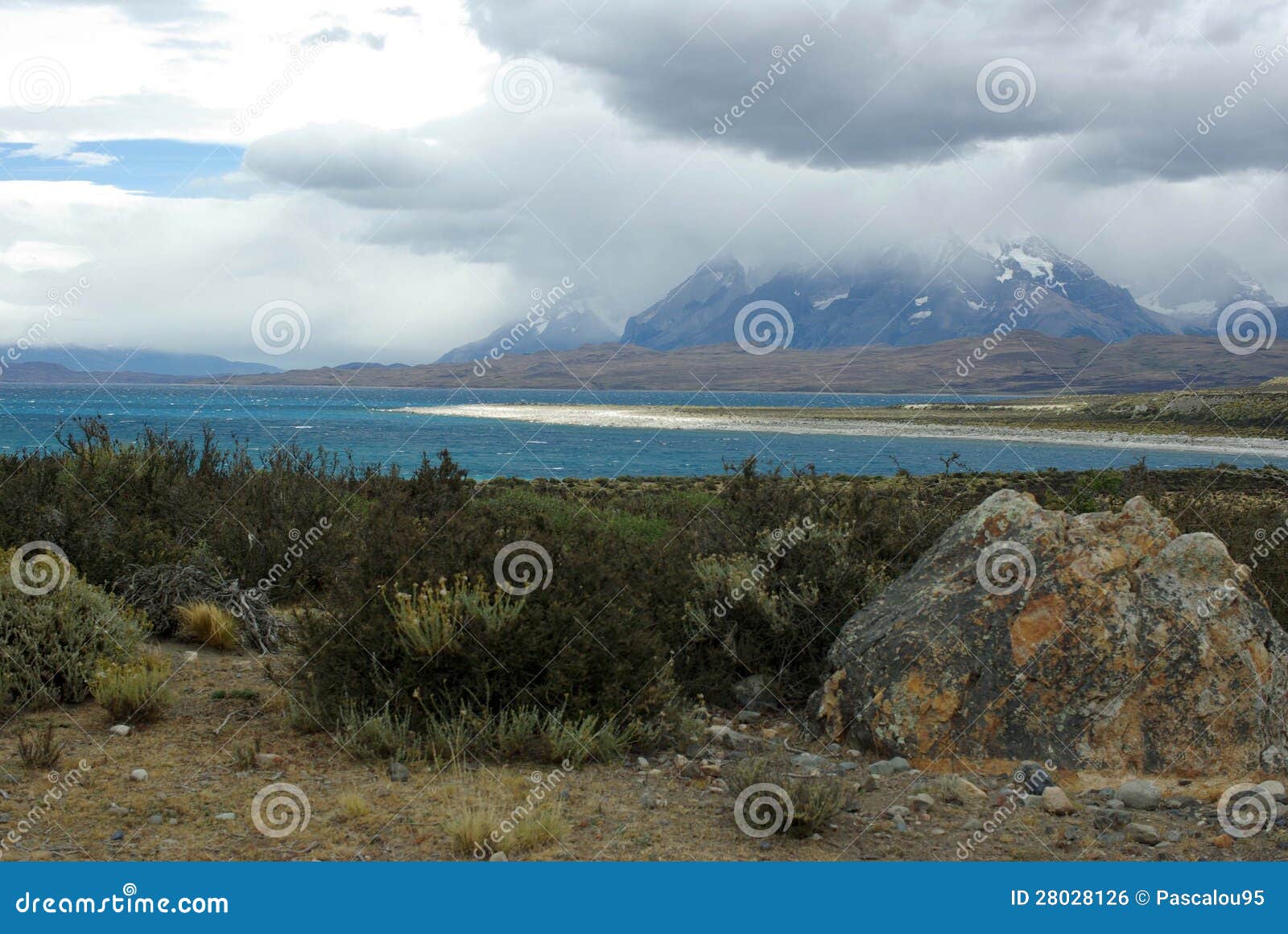 Landscape, Chile stock photo. Image of moor, torrent - 28028126