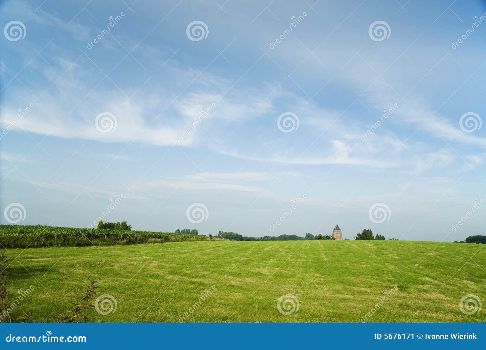 Landscape with church stock image. Image of grass, catholic - 5676171