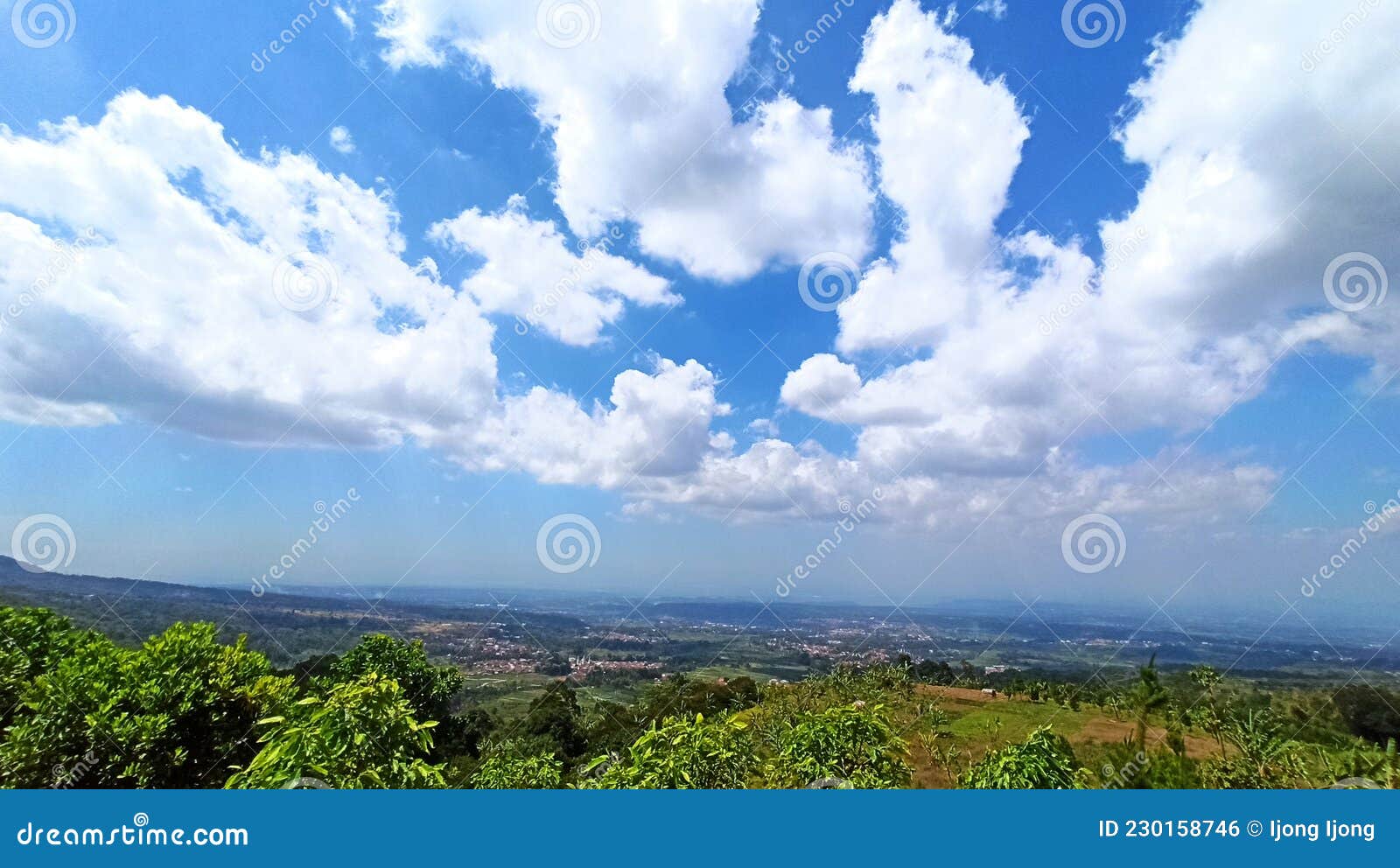 Landscape Cisantana Kuningan West Java Stock Photo - Image of cisantana ...