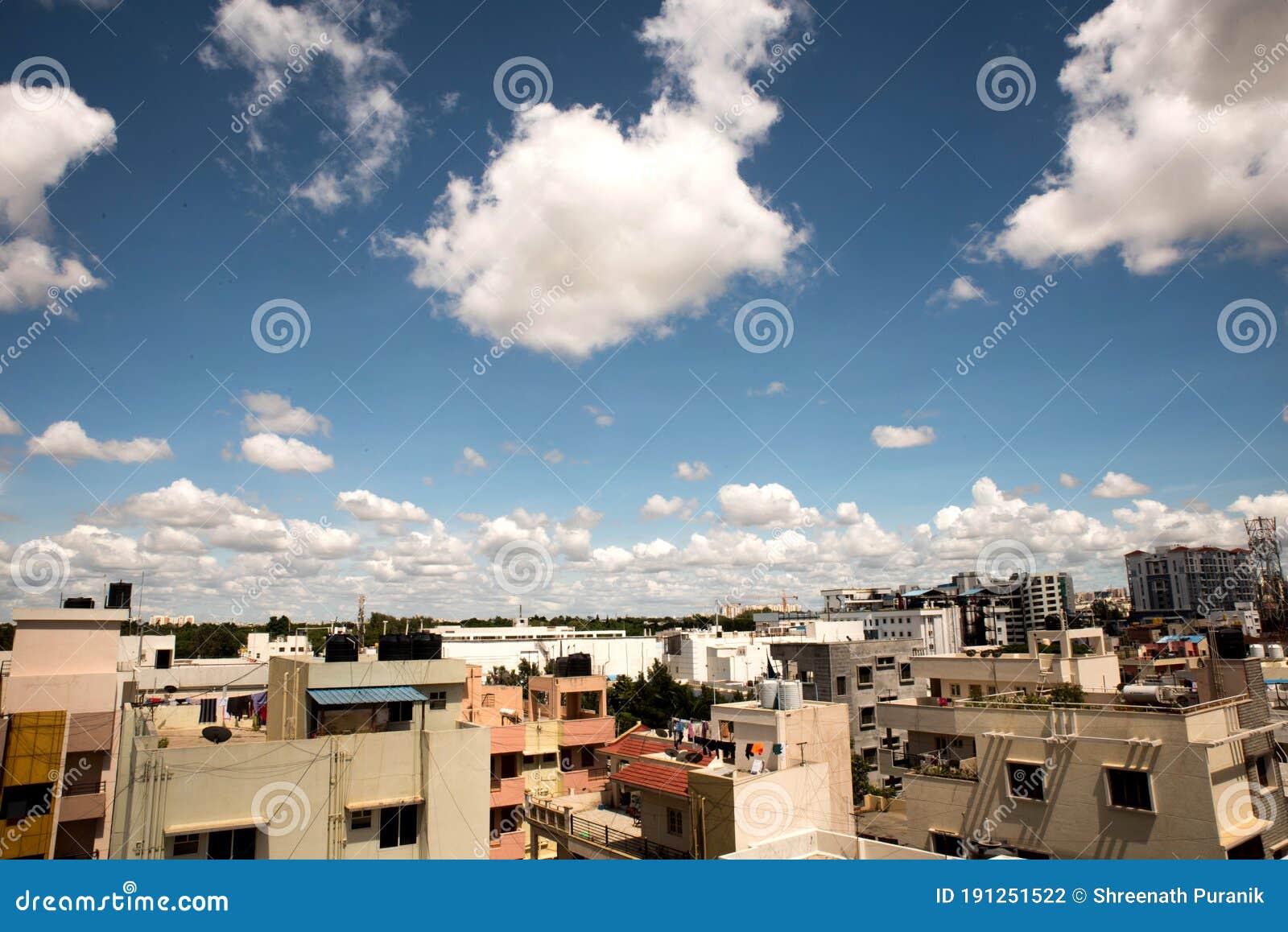 Landscape of City Building View Stock Photo - Image of structure, city ...