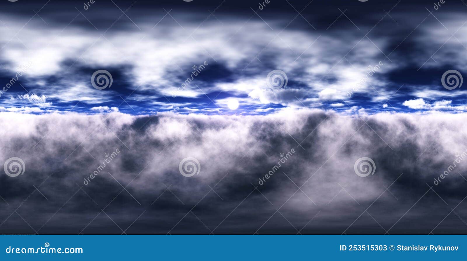 Landscape of Clouds, Sky Panorama with Clouds Stock Image - Image of ...