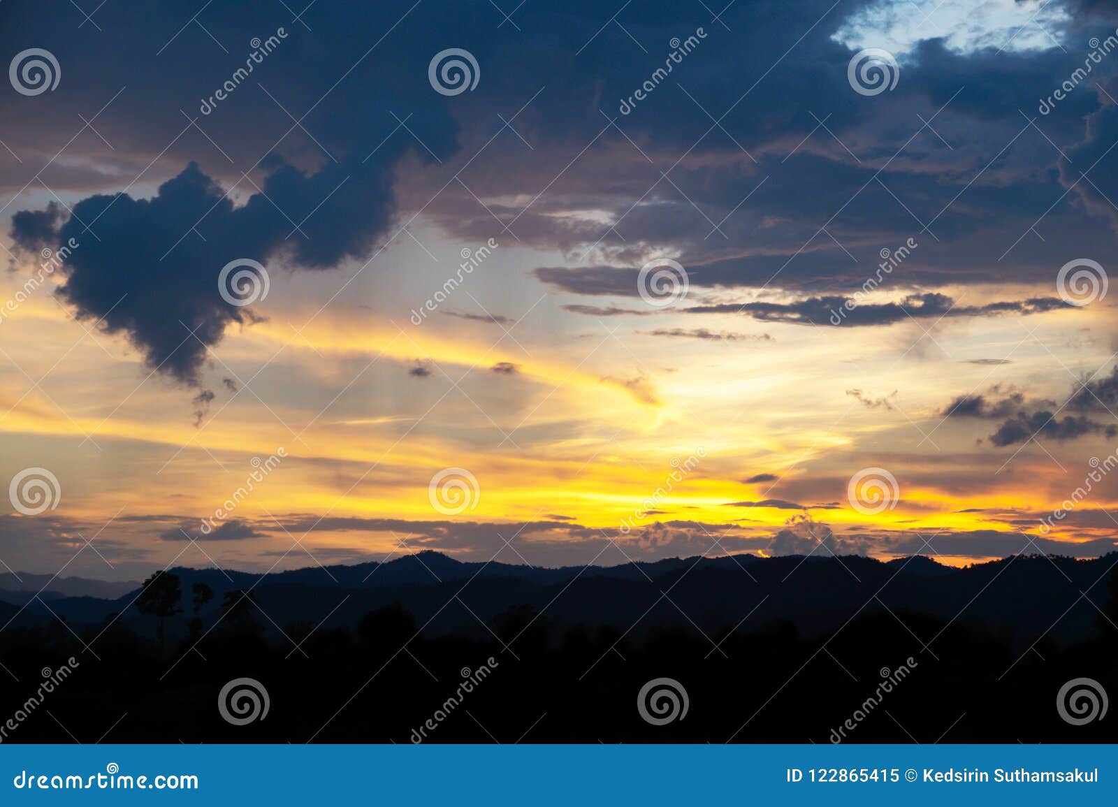 Sunset sky nature scene stock image. Image of beauty - 122865415