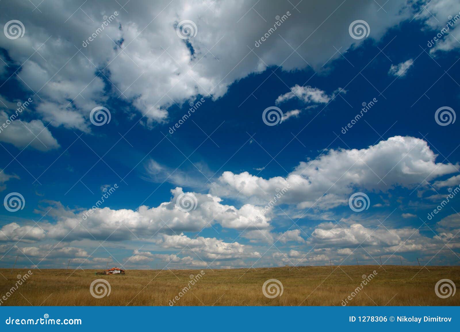 Landscape with cloudy sky stock photo. Image of landscape - 1278306